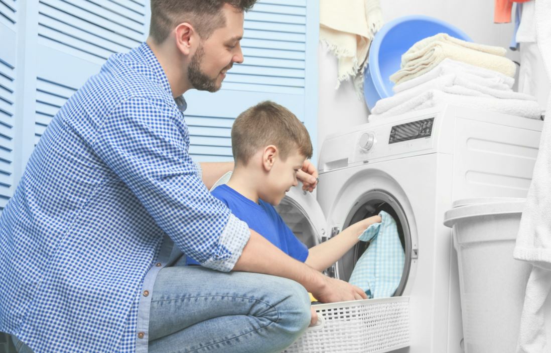 Getting kids to help with laundry